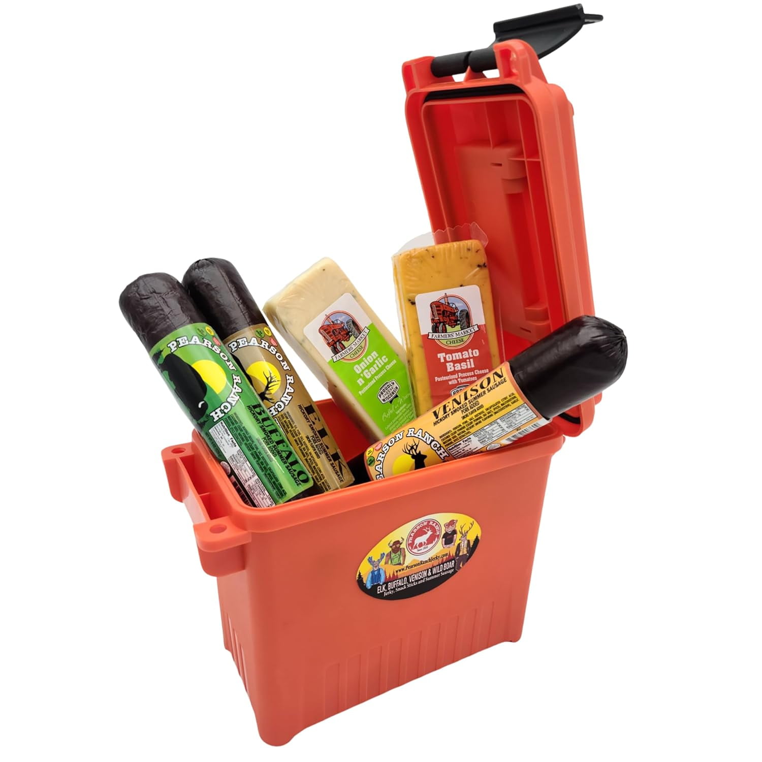 High Caliber Exotic Meats Ammo Can Gift Set Includes Elk, Buffalo and ...