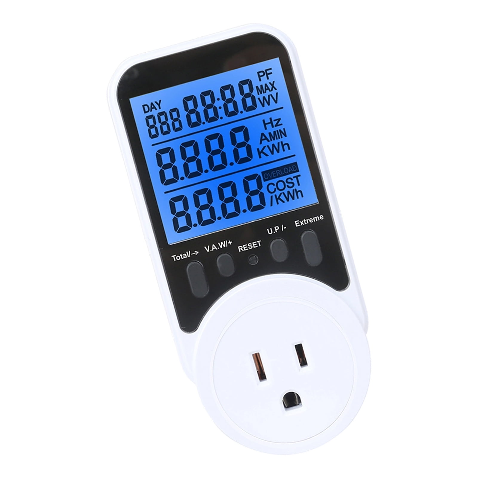 High Capacity 3680W Power Monitoring Socket Digital Electricity Meter ...
