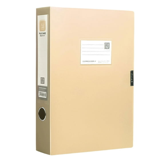 High Capacity Document Organiser Box with Label Window File Sorting Box ...