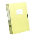High Capacity File Box with Clear Label Window Waterproof Document ...