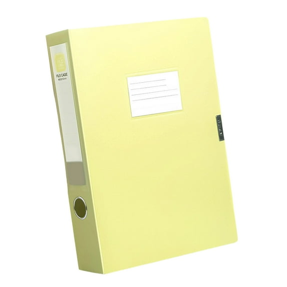 High Capacity File Box with Clear Label Window Waterproof Document ...