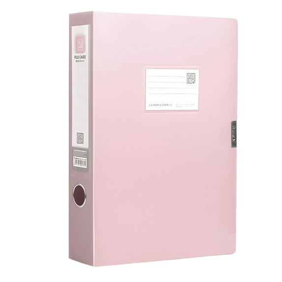 High Capacity File Box with Clear Label Window Waterproof Document ...