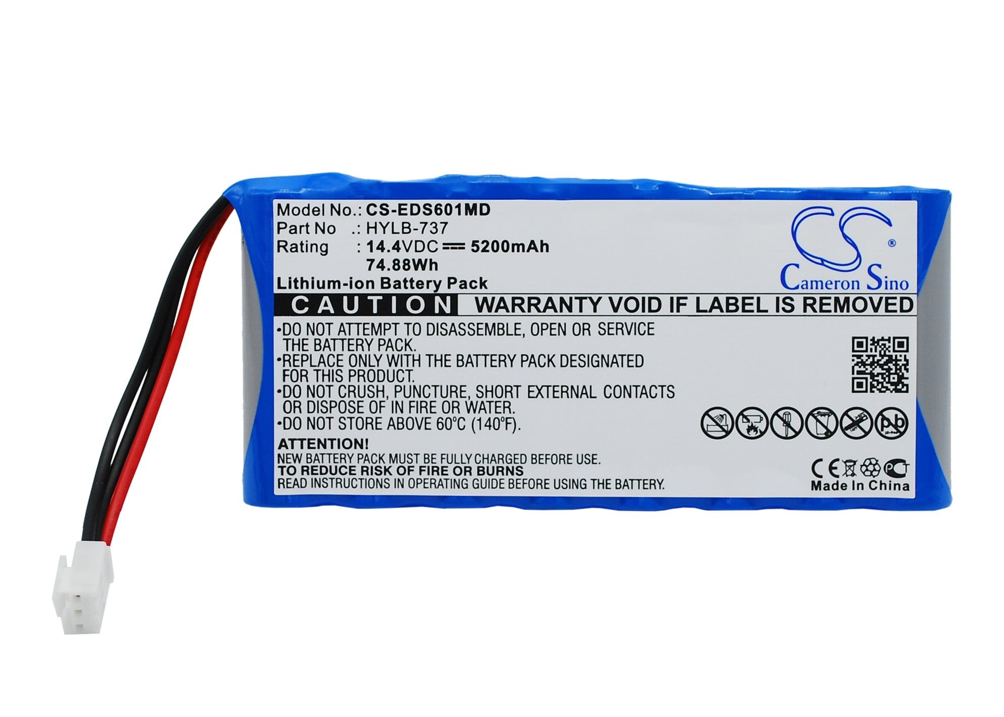 High Capacity Li-ion Battery - 5200mAh - Power Your Medical Devices ...