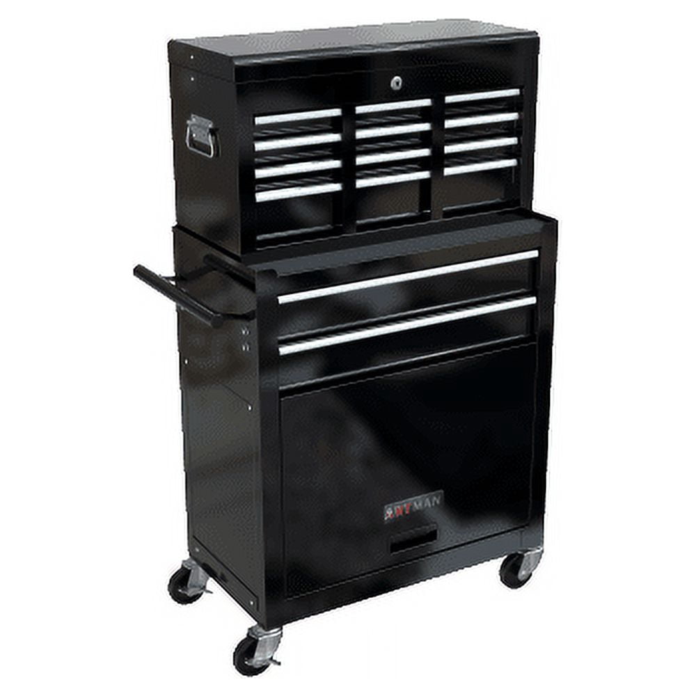 High Capacity Rolling Tool Chest with Wheels and Drawers, 8-Drawer Tool ...