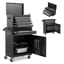 Hart 24-inch Steel Tool Chest Combo with Built-In Power Strip, 400 lb ...