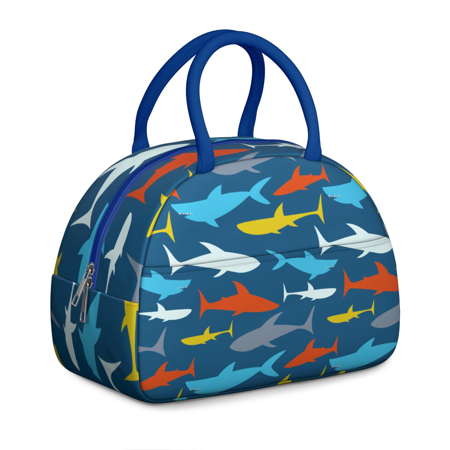 Women's Shark & Whale Lunch Box - Ocean Theme Insulated Reusable Bag ...