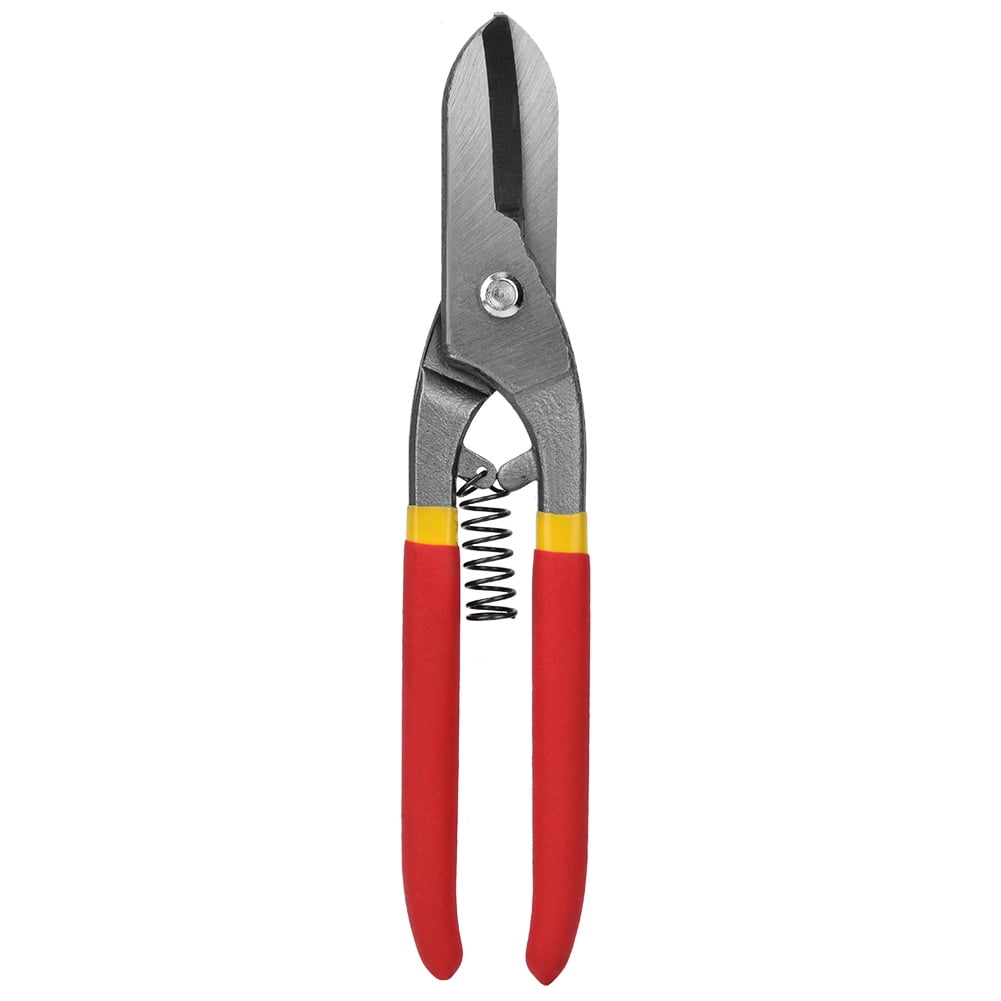 High-Carbon Steel 10in Tin Snips with Plastic Grip - Professional Grade ...