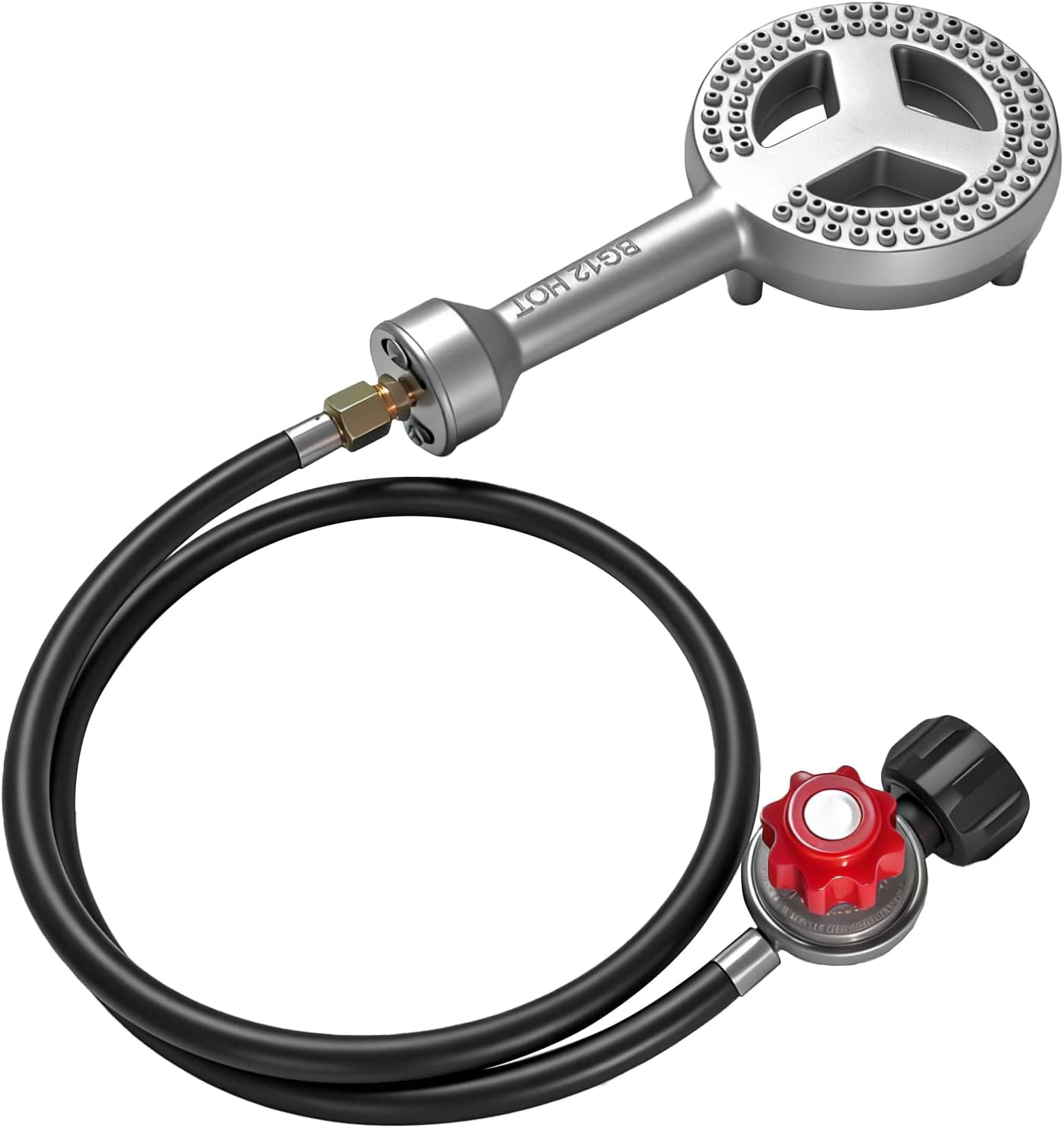 High Cast-Iron Burner , Round Burner with 20 PSIG Adjustable Regulator ...