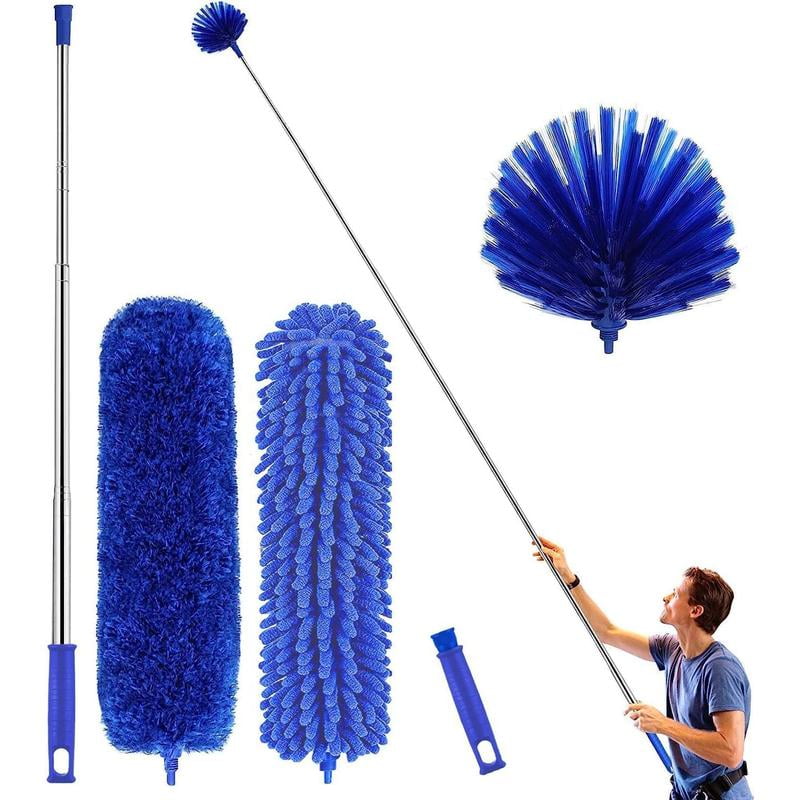 High Ceilings Duster Kit 15-100 Inch Extension Pole with 3 Microfiber ...