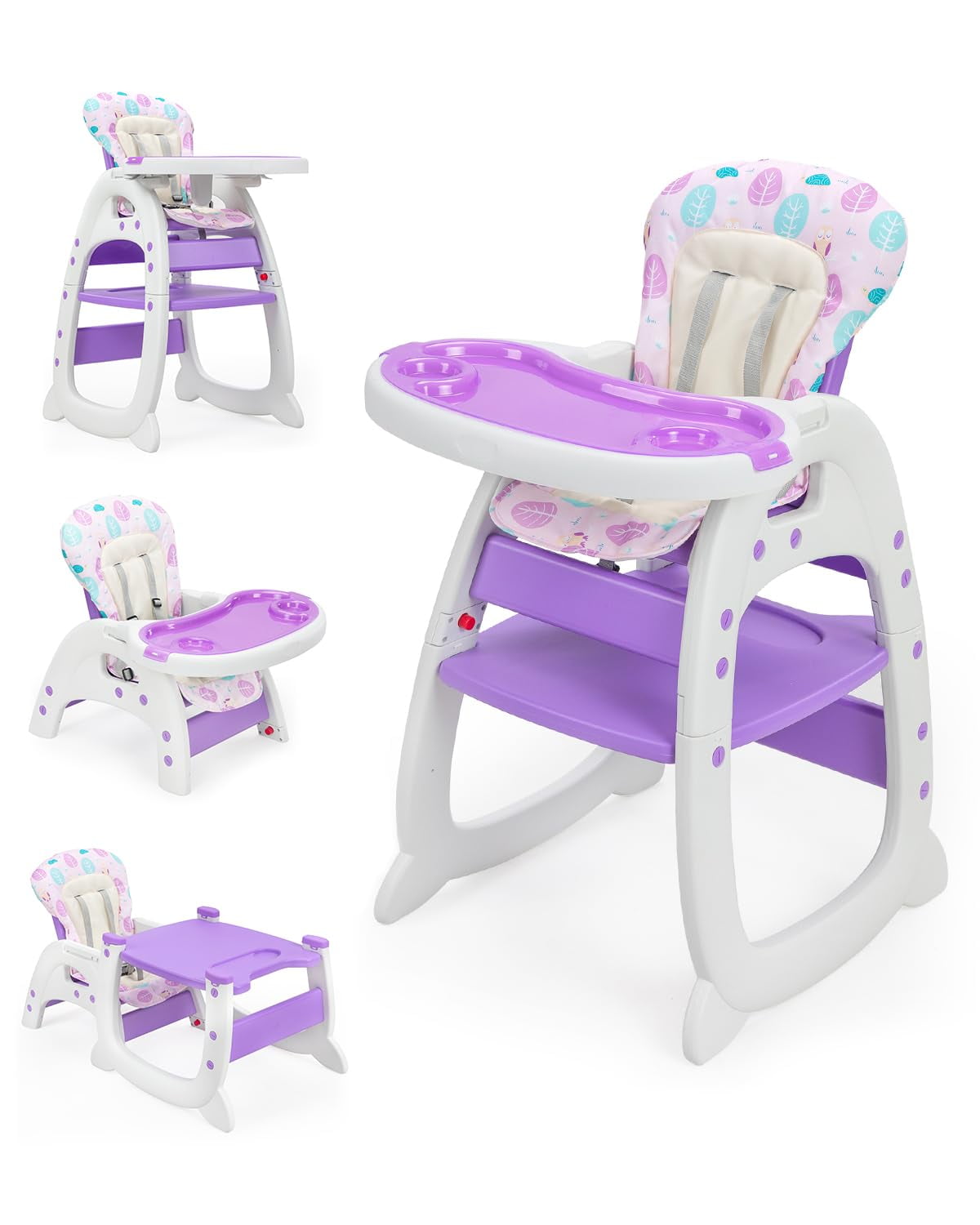 High Chair, Adjustable Baby Eating Chair for Babies and Toddlers ...