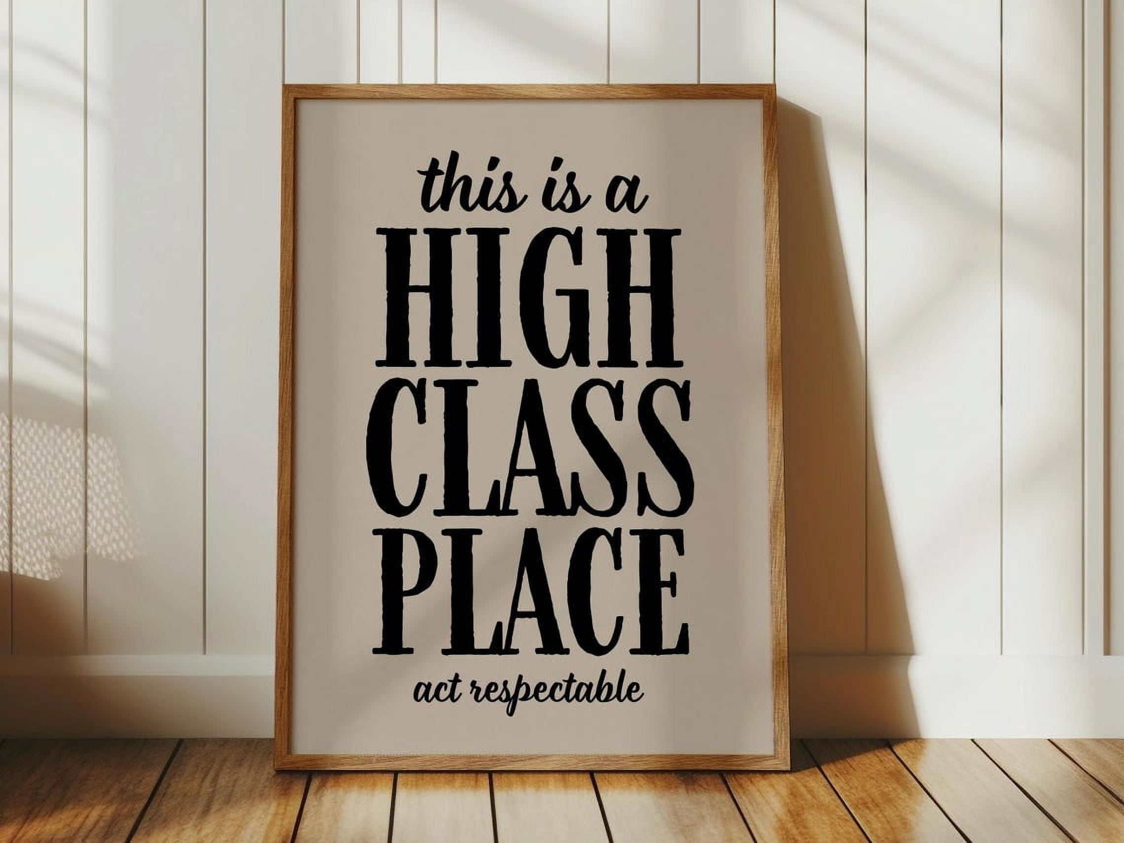 High Class Place, Neutral Western Wall Art, Retro Cowgirl Print, Modern ...