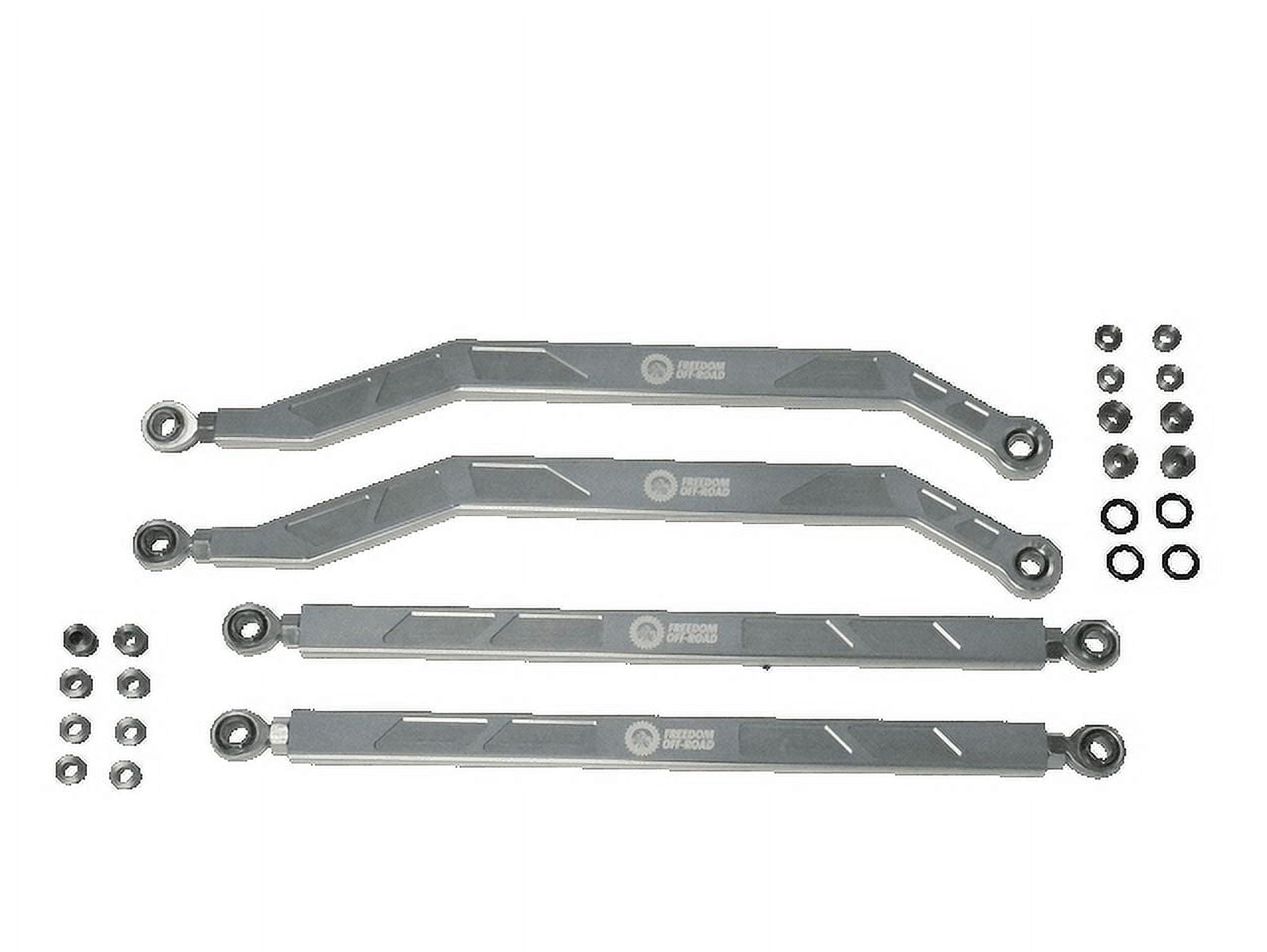 High Clearance Heavy Duty Radius Rod Set(4)-Polished 14-16 Polaris RZR ...