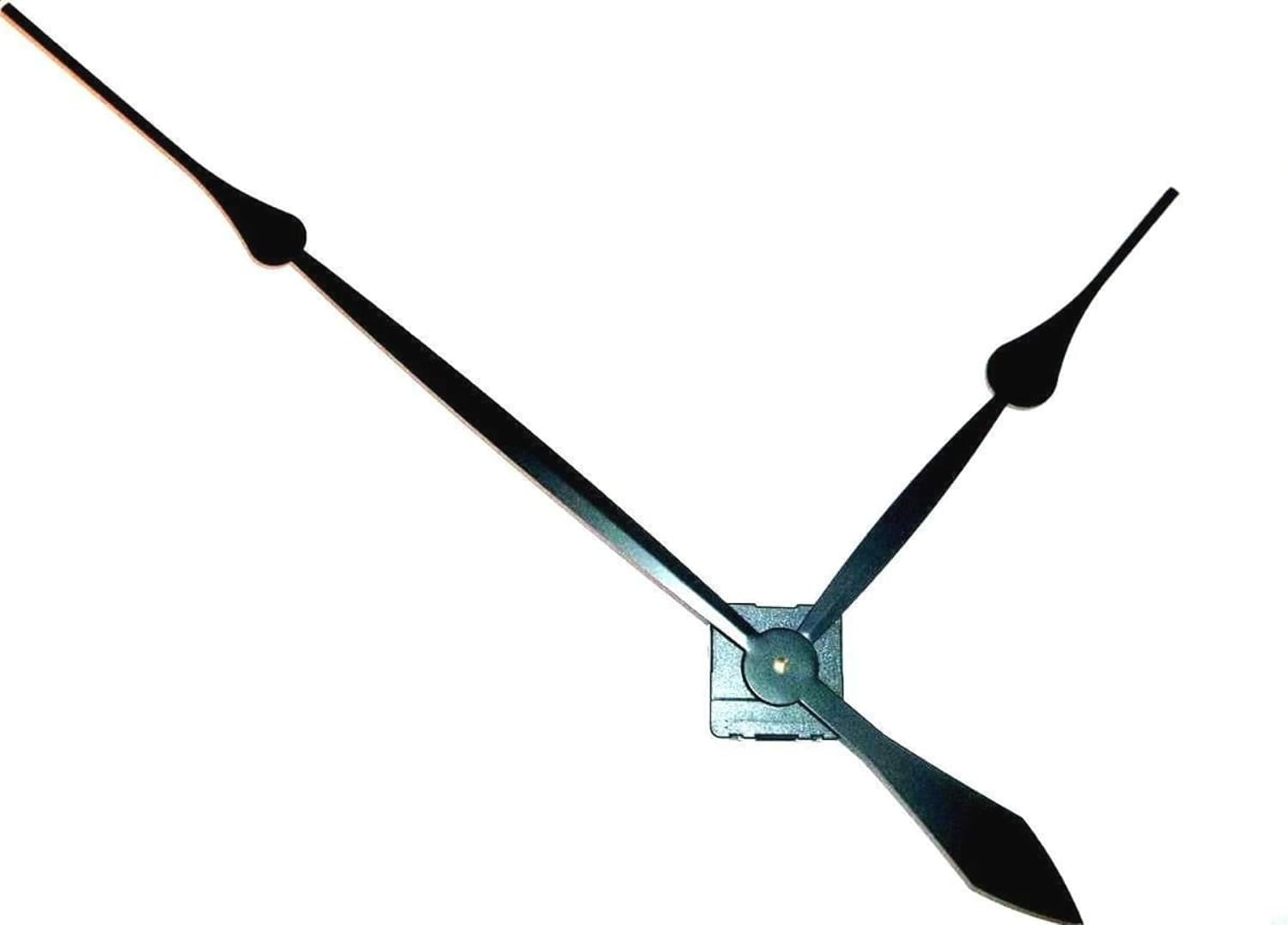 High Clock Movement Extended Shaft with 17.75 in. Long Balanced Black ...