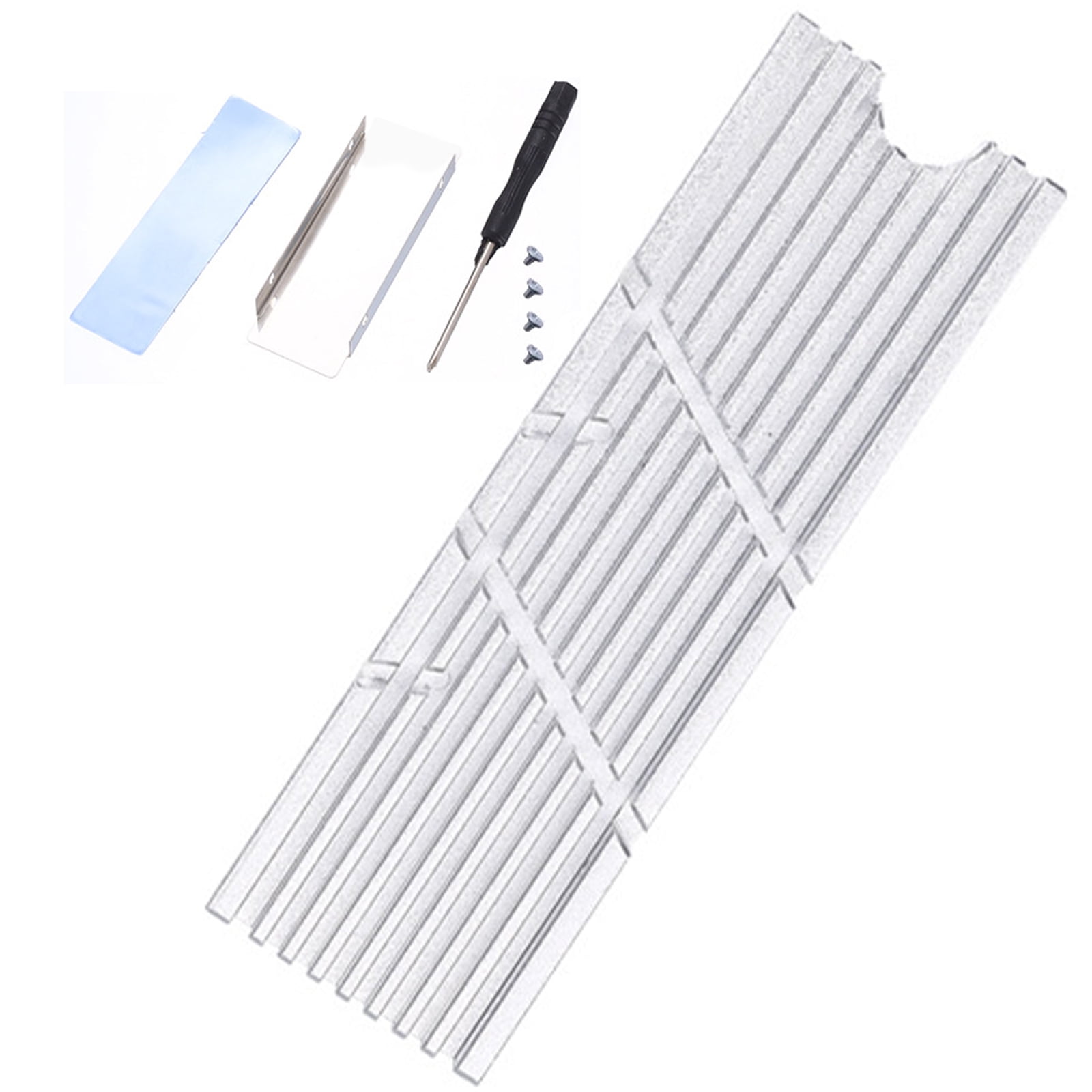 High Conductivity Aluminum Heatsink Coolers For 2280 NVMe Solid Disk ...