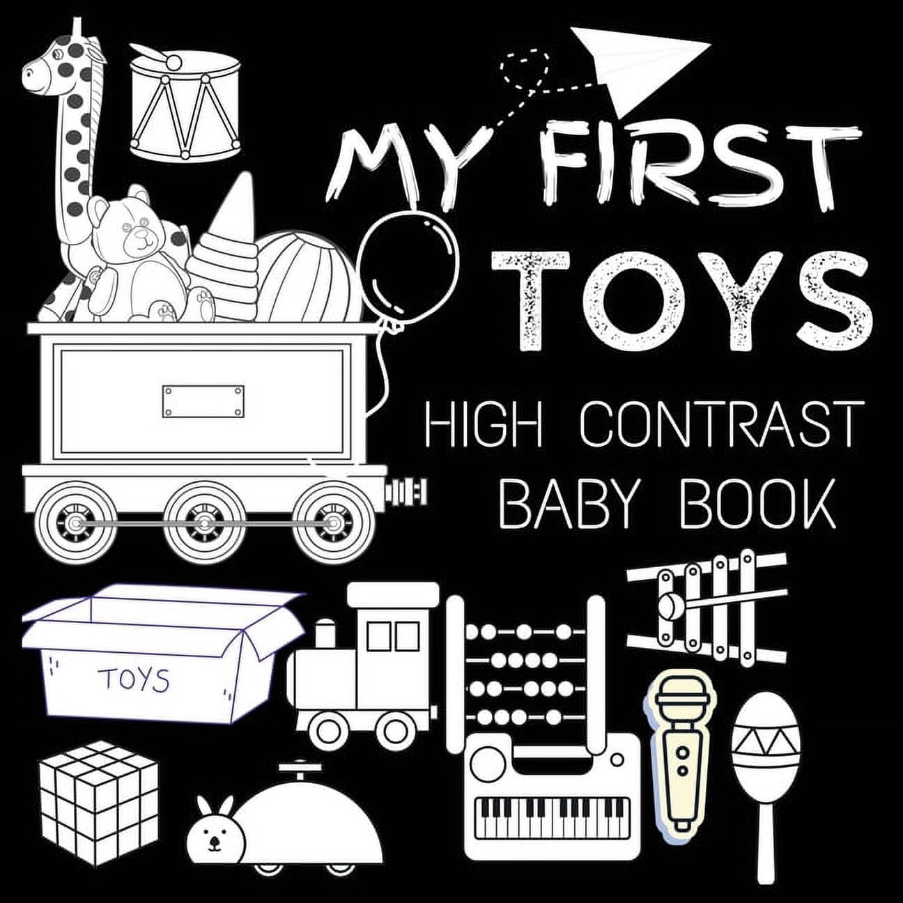 High Contrast Baby Book for Babies: High Contrast Baby Book - Toys: My ...