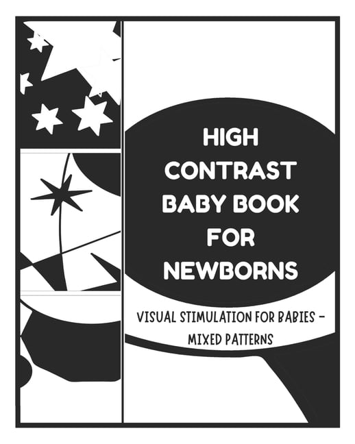 High Contrast Baby Book High Contrast Baby Books for Newborn - Visual ...