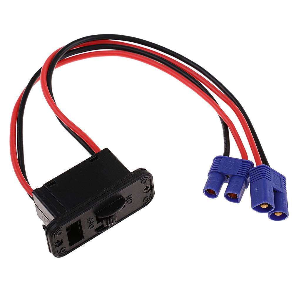 High Currency RC CarCable LiPo Battery Switch with EC3 Connector Plug ...