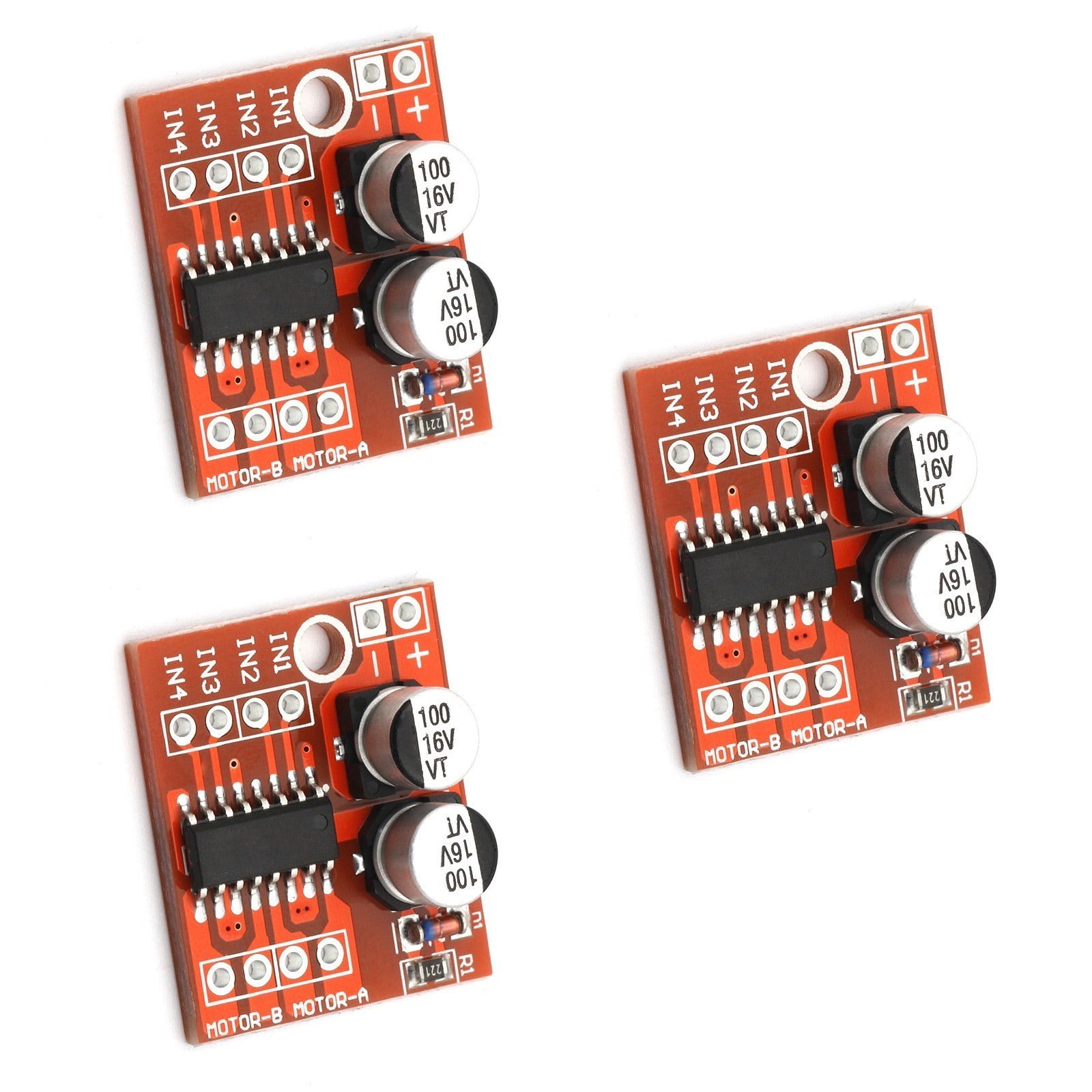 High Current 2A Double H Bridge Motor Driver Module with Speed ...