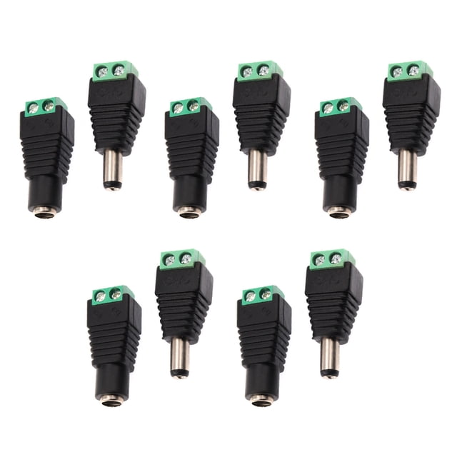 High-Current 5.5mm x 2.1mm Male DC Barrel Connector Plugs for ...