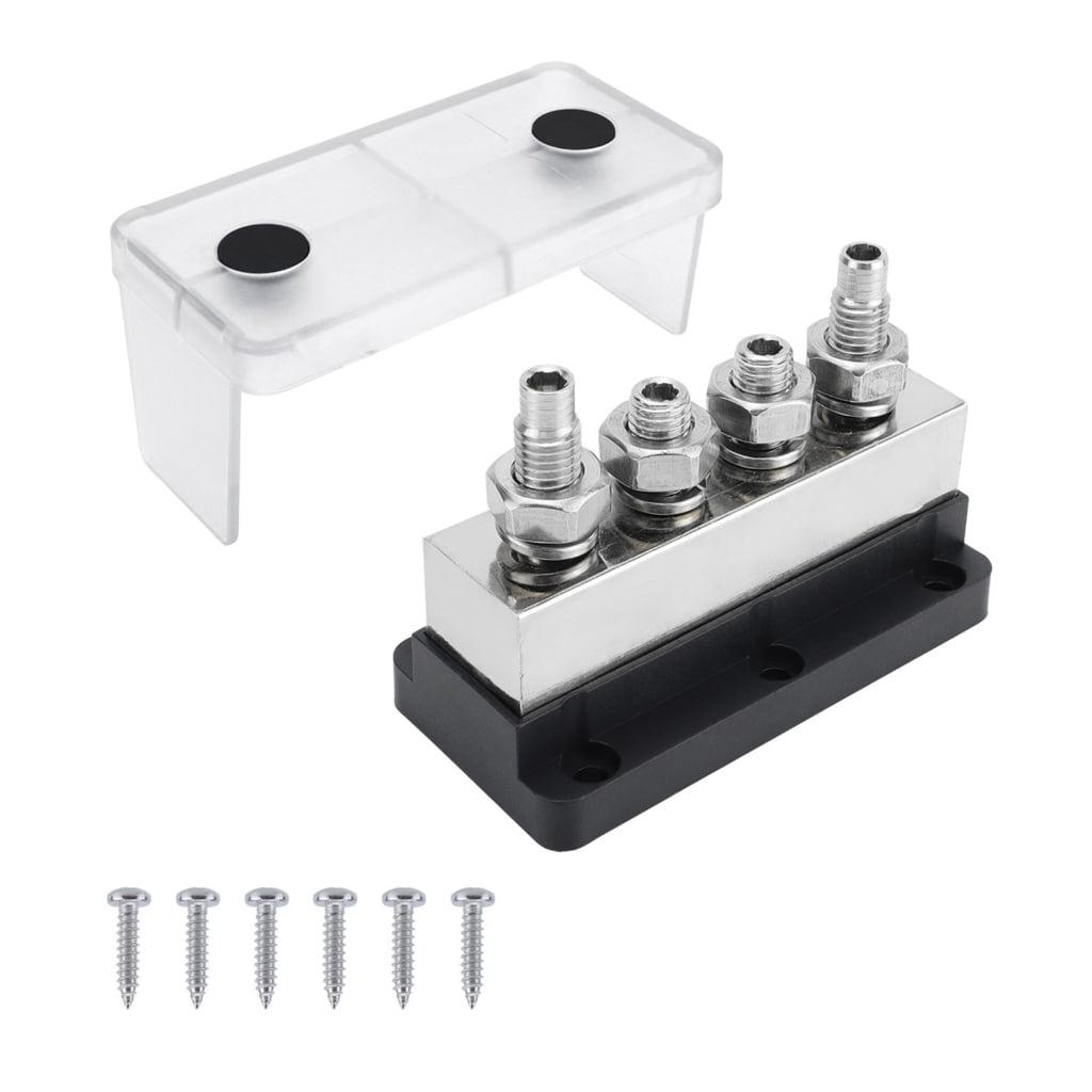 High Current 600A Bus Bar Nickel Plated Copper Distribution Block for ...