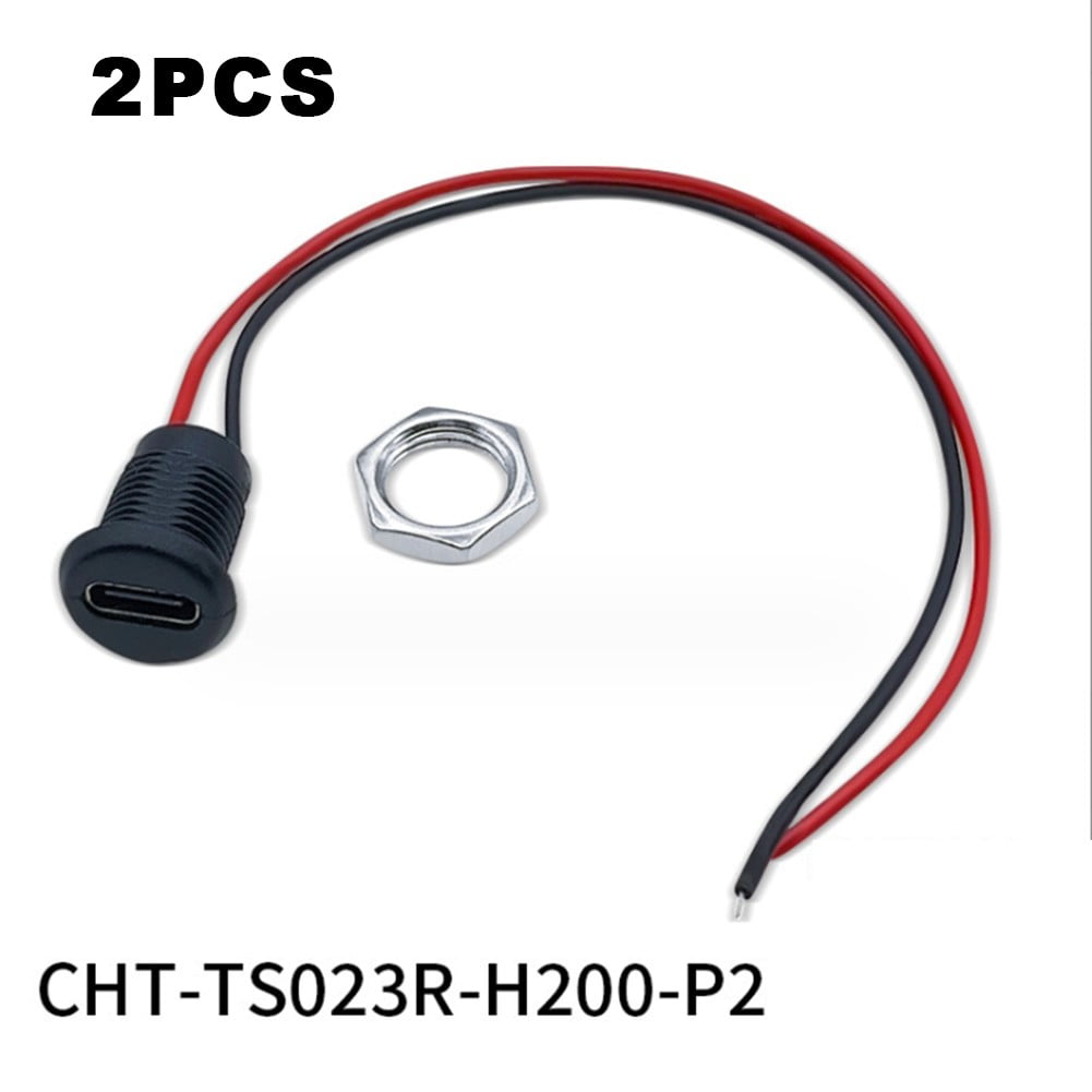 High Current Charging Socket USB Female Type-C Waterproof Connector ...