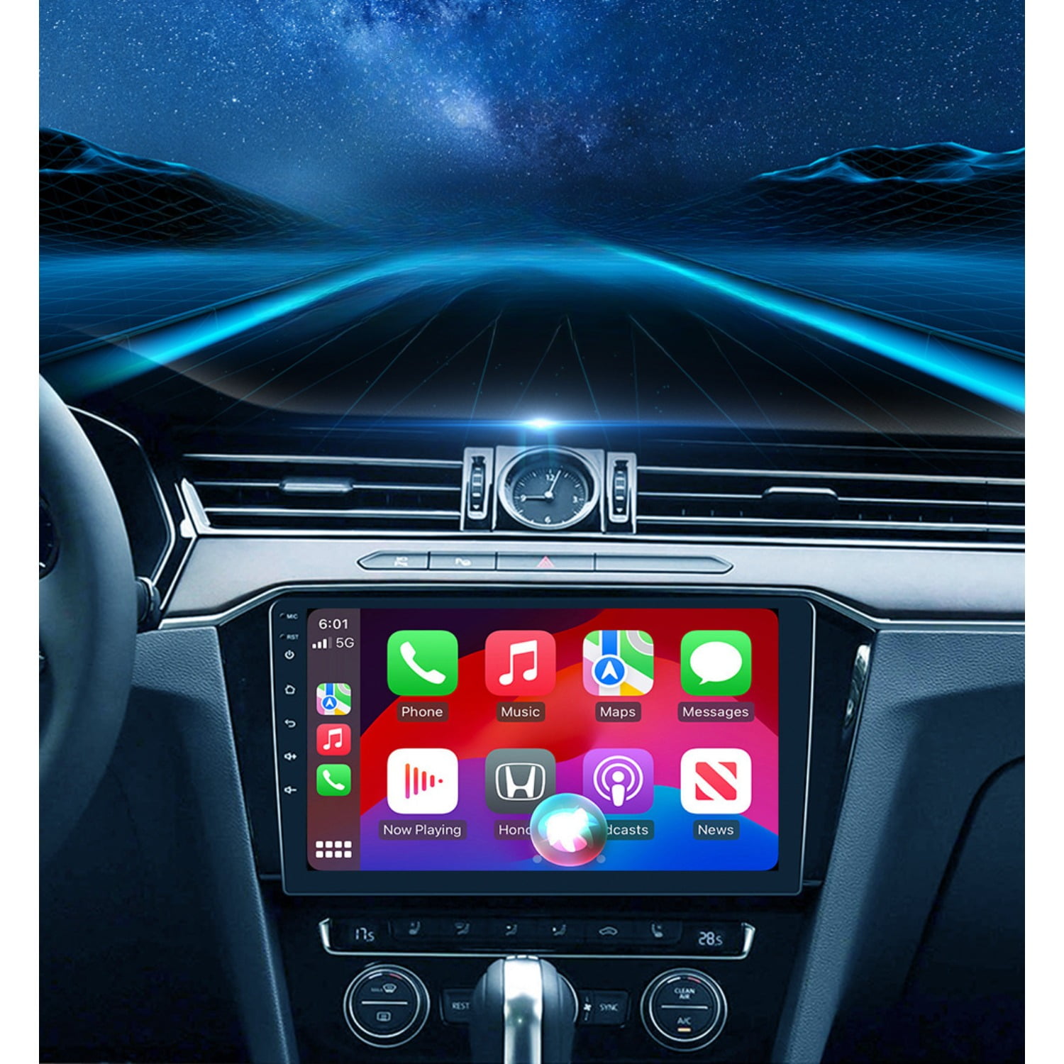 High-Definition 10-inch Android Smart Car Video Monitor for Central ...