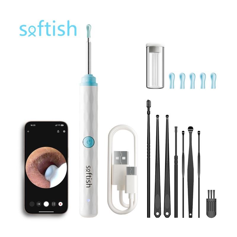 High-Definition Ear Wax Removal, Wireless Ear Cleaner, Safe and Gentle ...