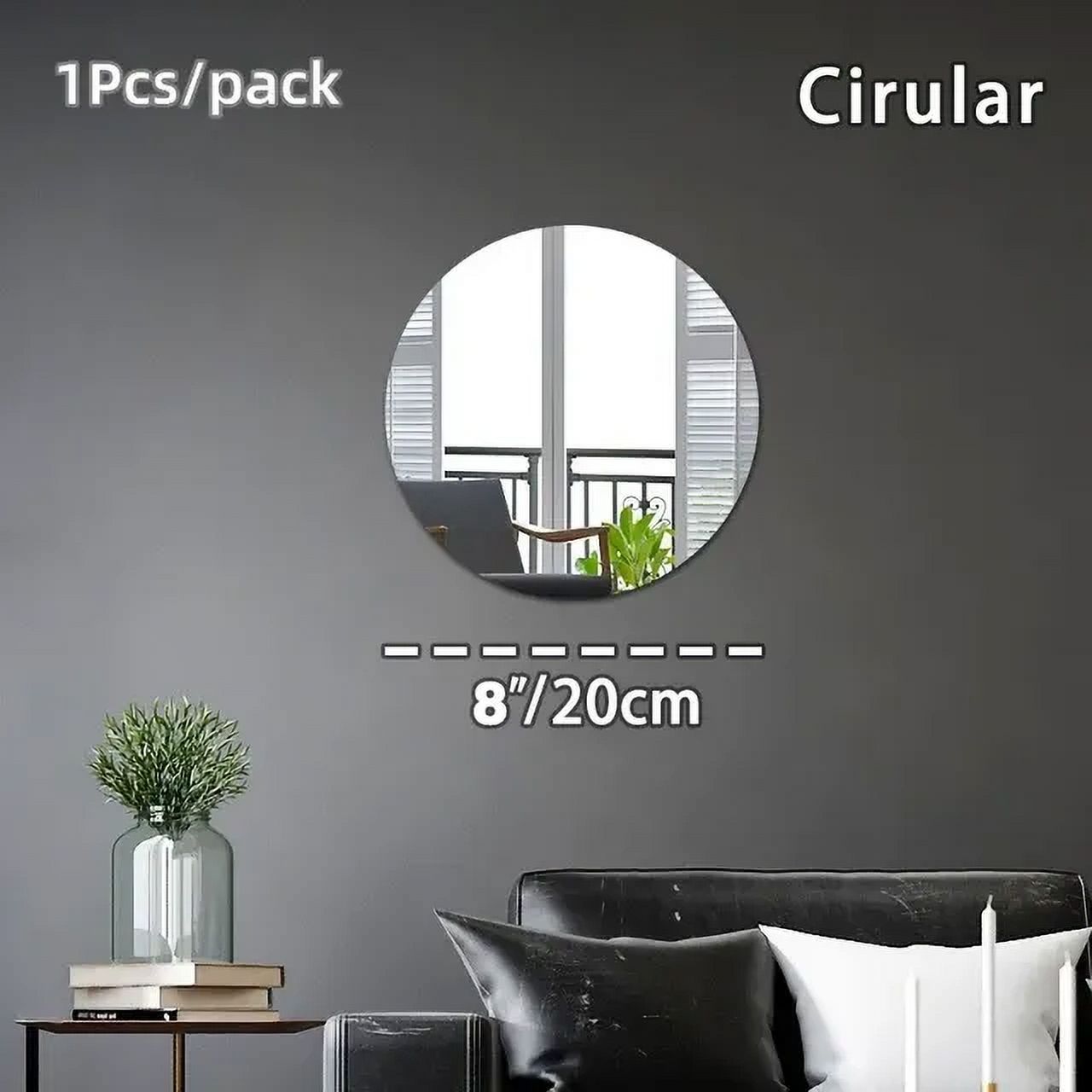 High Definition Flexible Self-Adhesive Acrylic Safety Mirror Tiles ...