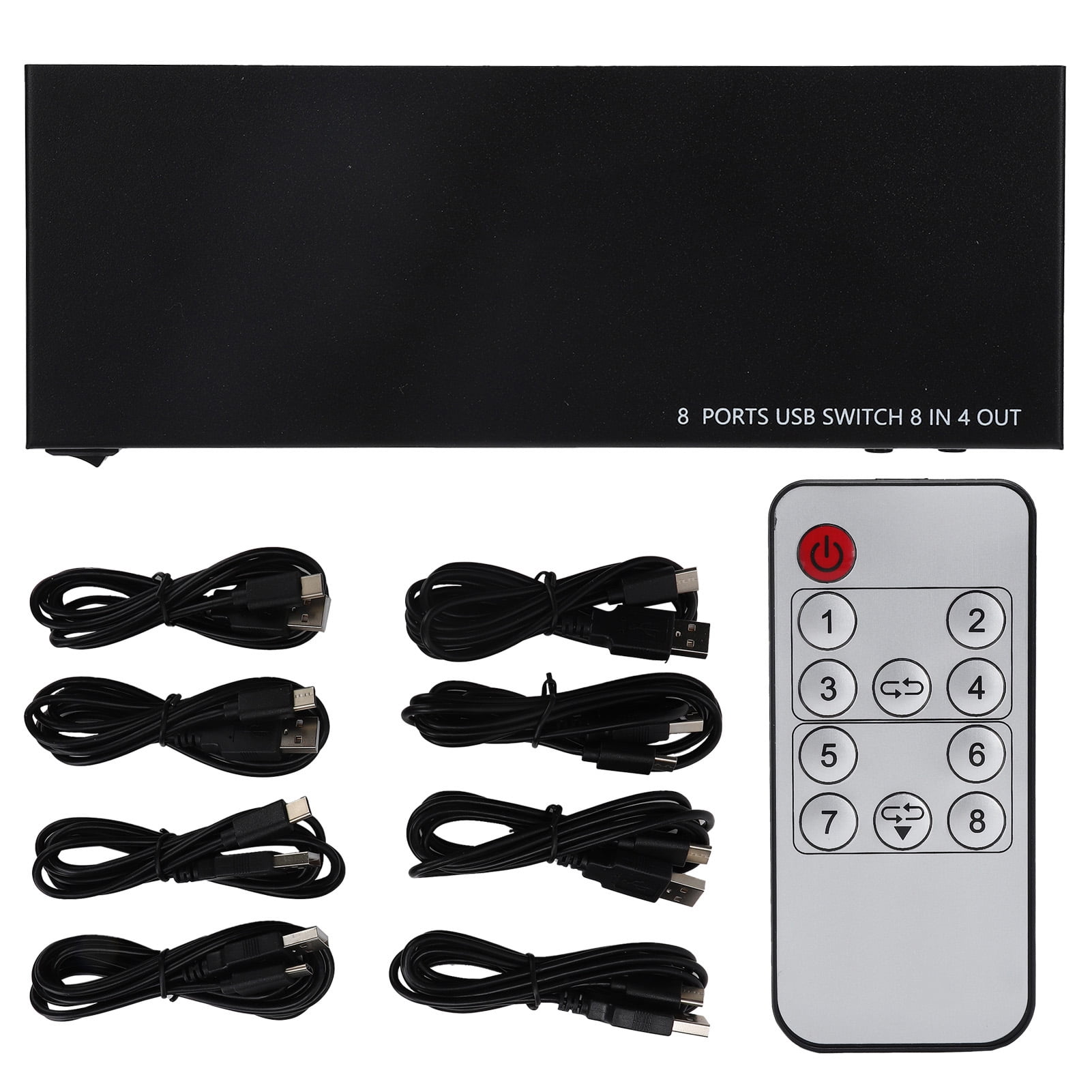 High Definition Multimedia Interface Switcher KVM Converter USB 2.0 8 ...