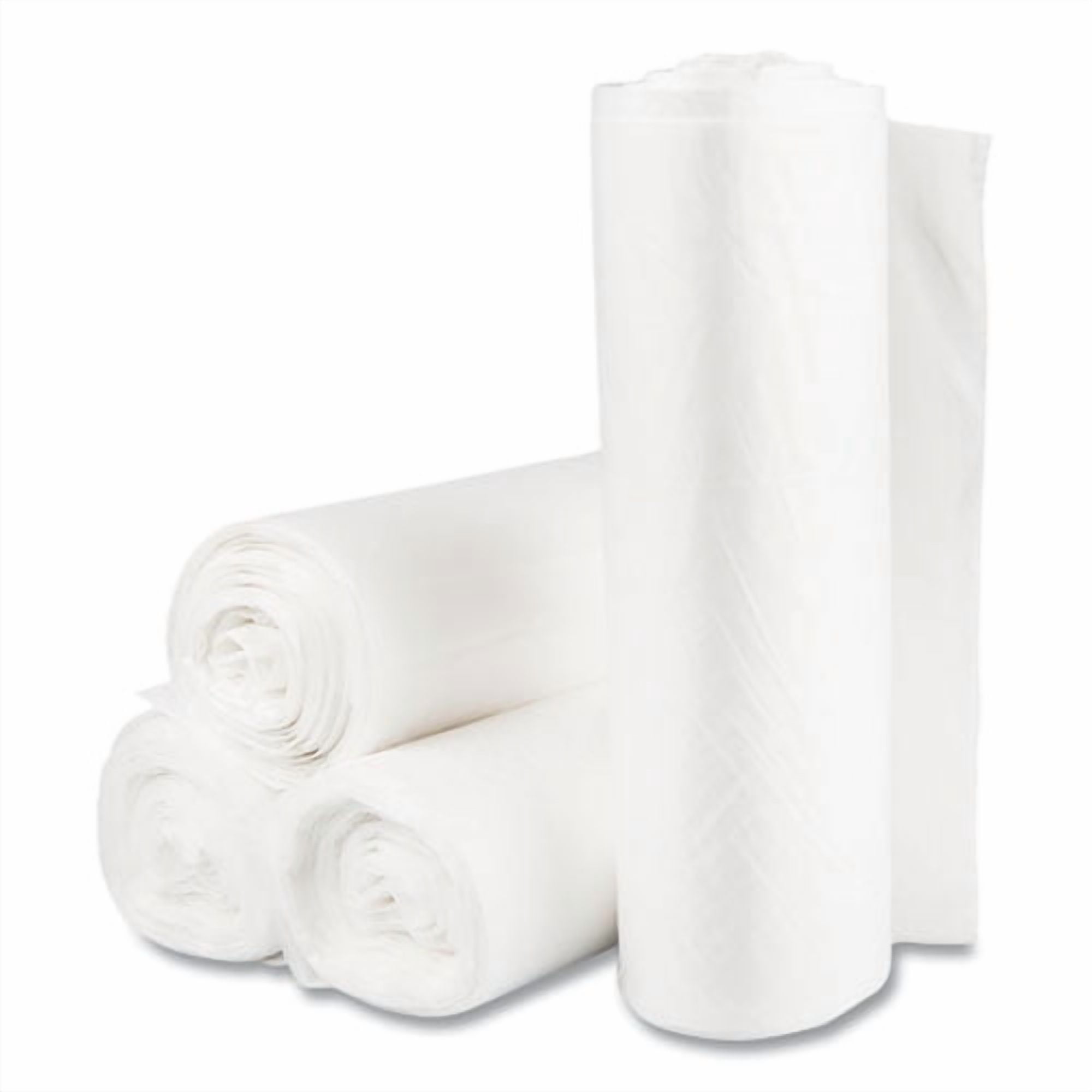 High-Density Commercial Can Liner Value Pack, 60 gal, 14 mic, 38" x 58 ...
