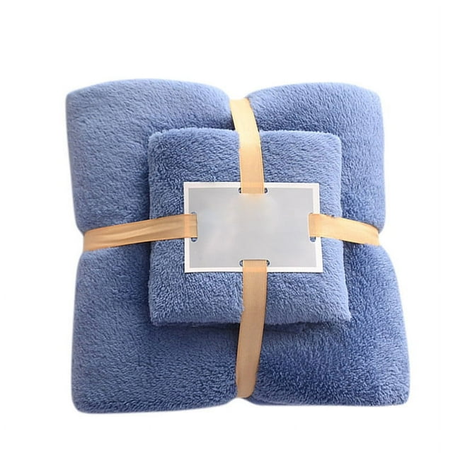 High Density Coral Towel And Bath Towel Two In One Set Soft And