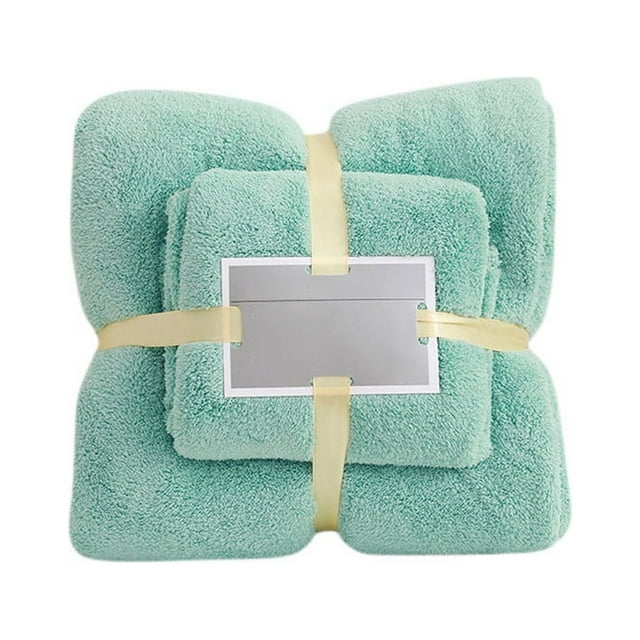 High Density Coral Towel And Bath Towel Two In One Set Soft And