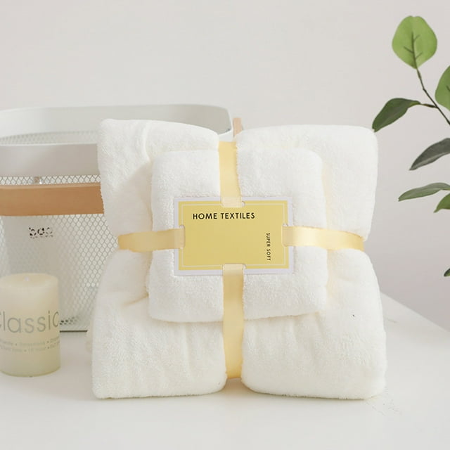 High Density Coral Towel And Bath Towel Two In One Set Soft And