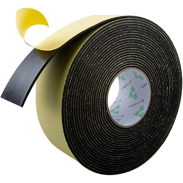 High Density Foam Insulation Tape Adhesive Rubber Strip, Seal, Door Insulation Foam Tape ...