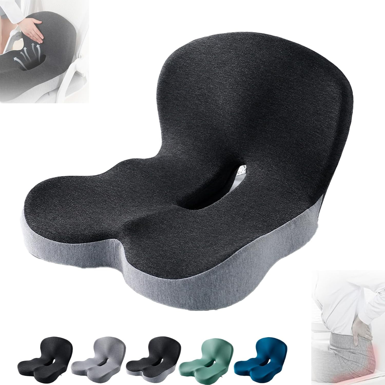 High-Density Memory Foam L-Shaped Cushion Integrated Seat with Lumbar ...