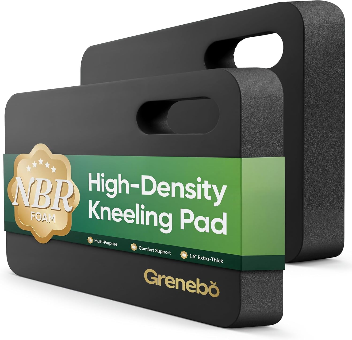 High-Density NBR Foam Garden Kneeling Pad, 1.6" Extra Thick Gardening ...