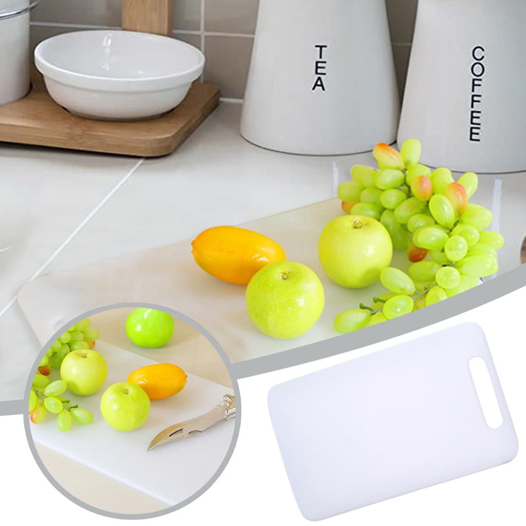 High-Density Cutting Board with Built-In Handle - Easy to Clean, Non- Chopping Board for Kitchen ...