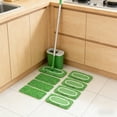 High-Density Thick Fabric Flat Mop Reusable Washable Replacement Pad ...