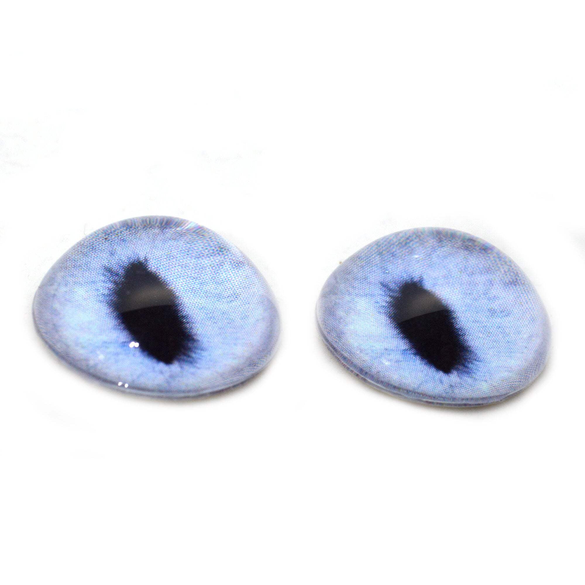 High Domed Realistic Pale Blue Cat Glass Eyes - Walmart.com