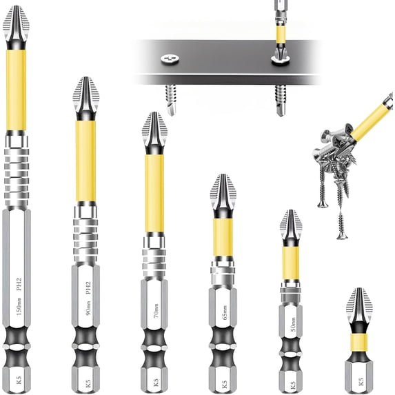 High Drill Bit Set, Anti-Slip Set, 2025 K5 Impact Resistant Non Slip ...