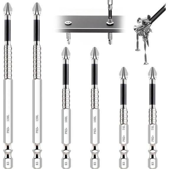 High Drill Bit Set, Anti-Slip Set, 2025 K5 Impact Resistant Non Slip ...