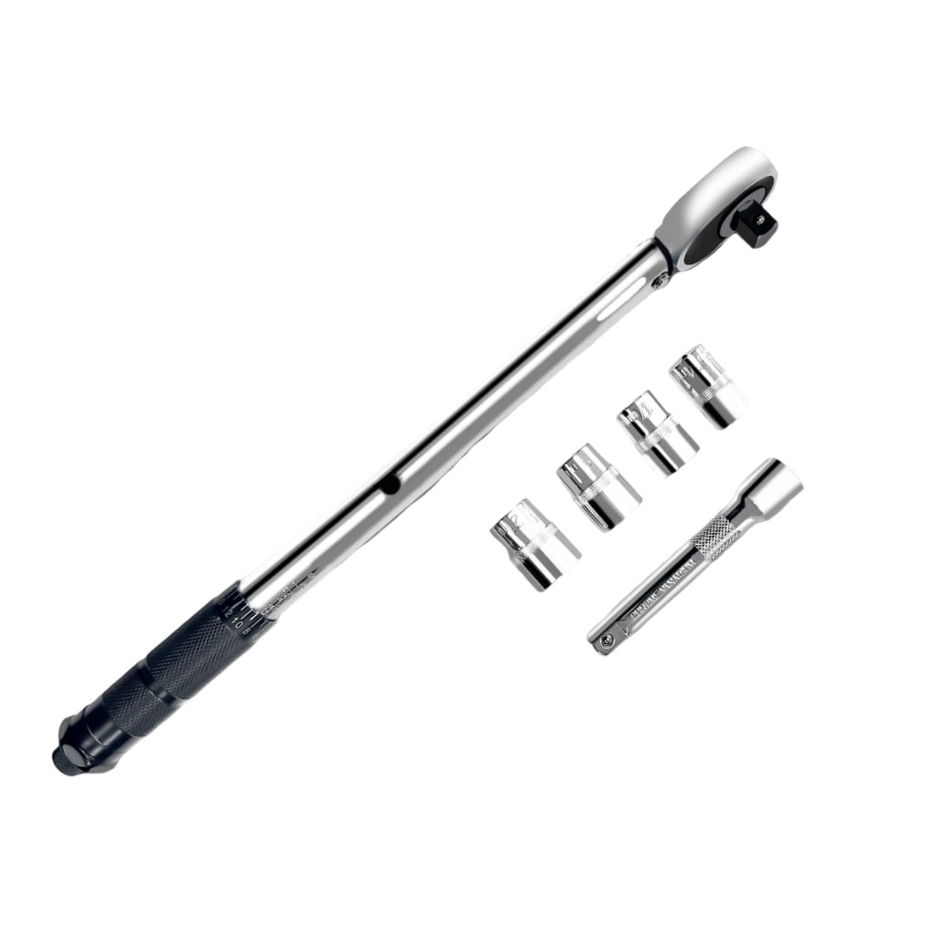 High Durability Adjustable Torque Wrench Set 28-210NM With Clear Scale ...