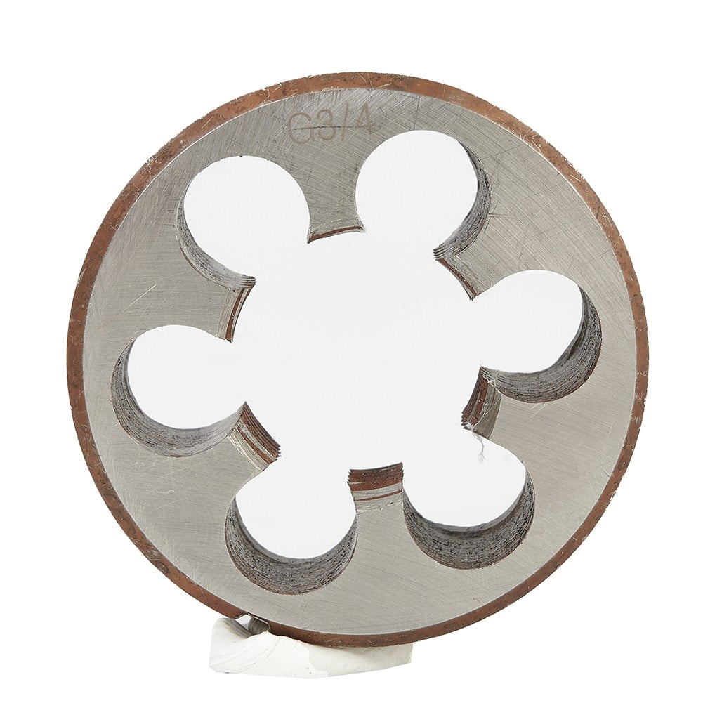 High Duty Pipe Thread Round Dies For BSP 1/8 1/4 3/8 1/2 3/4 HSS High ...