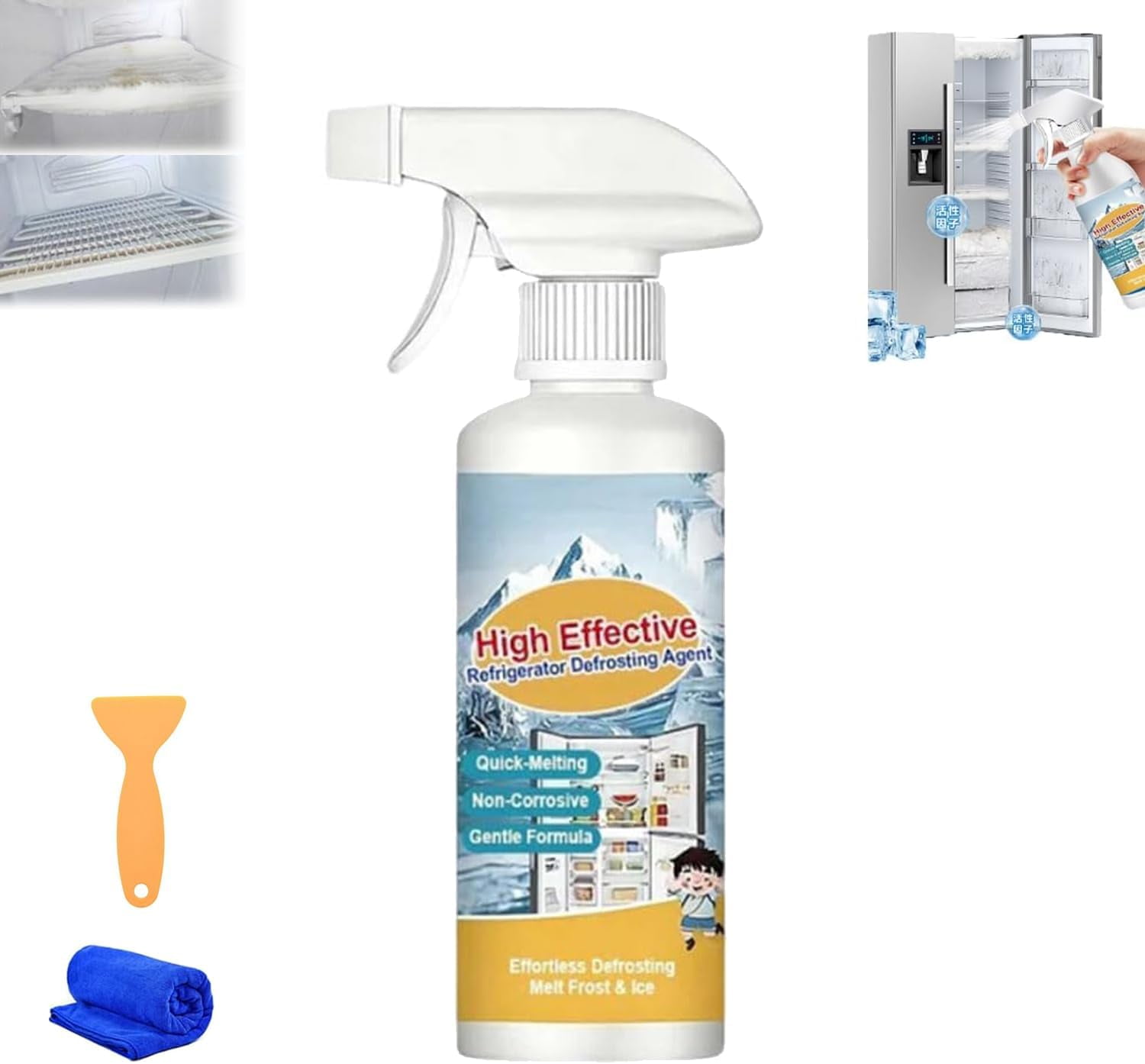 High Effective Refrigerator Defrosting Agent, Refrigerator Cleaner ...