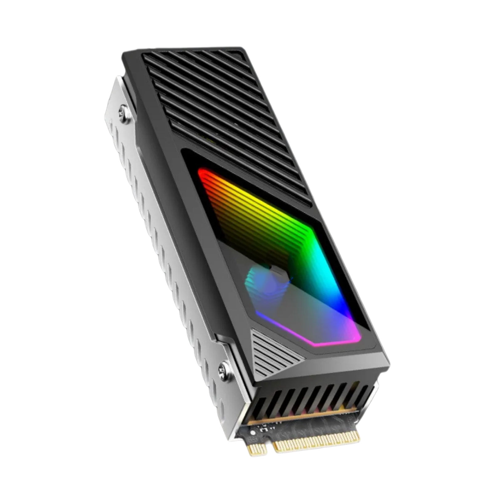 High Efficiency 2280 NVMe Heatsink with ARGB Fan Coolers for Superior ...