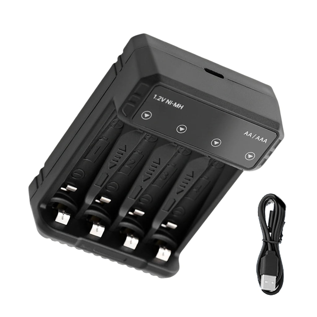 High Efficiency 4Bay Individual Battery Charging Box For 1.2V AA/3A ...