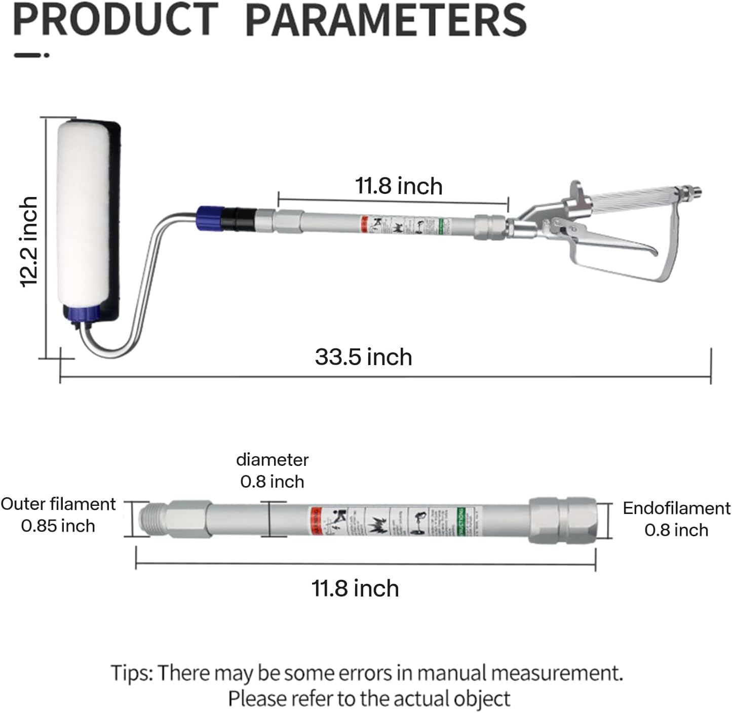 High-Efficiency Airless Paint Sprayer Roller with Self-Priming Design ...