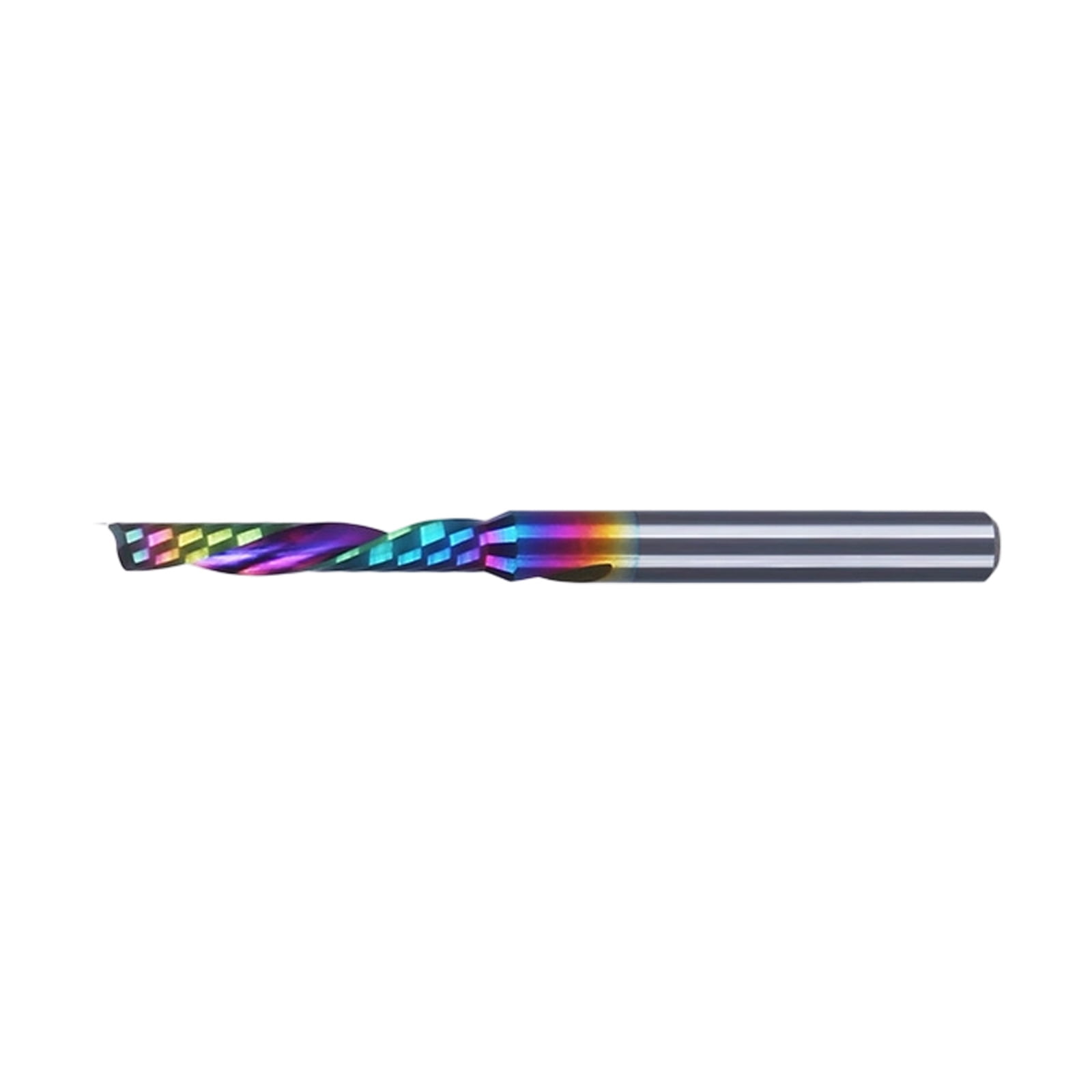 High Efficiency Coated Left Handed Single Flute Helical End Mill for ...