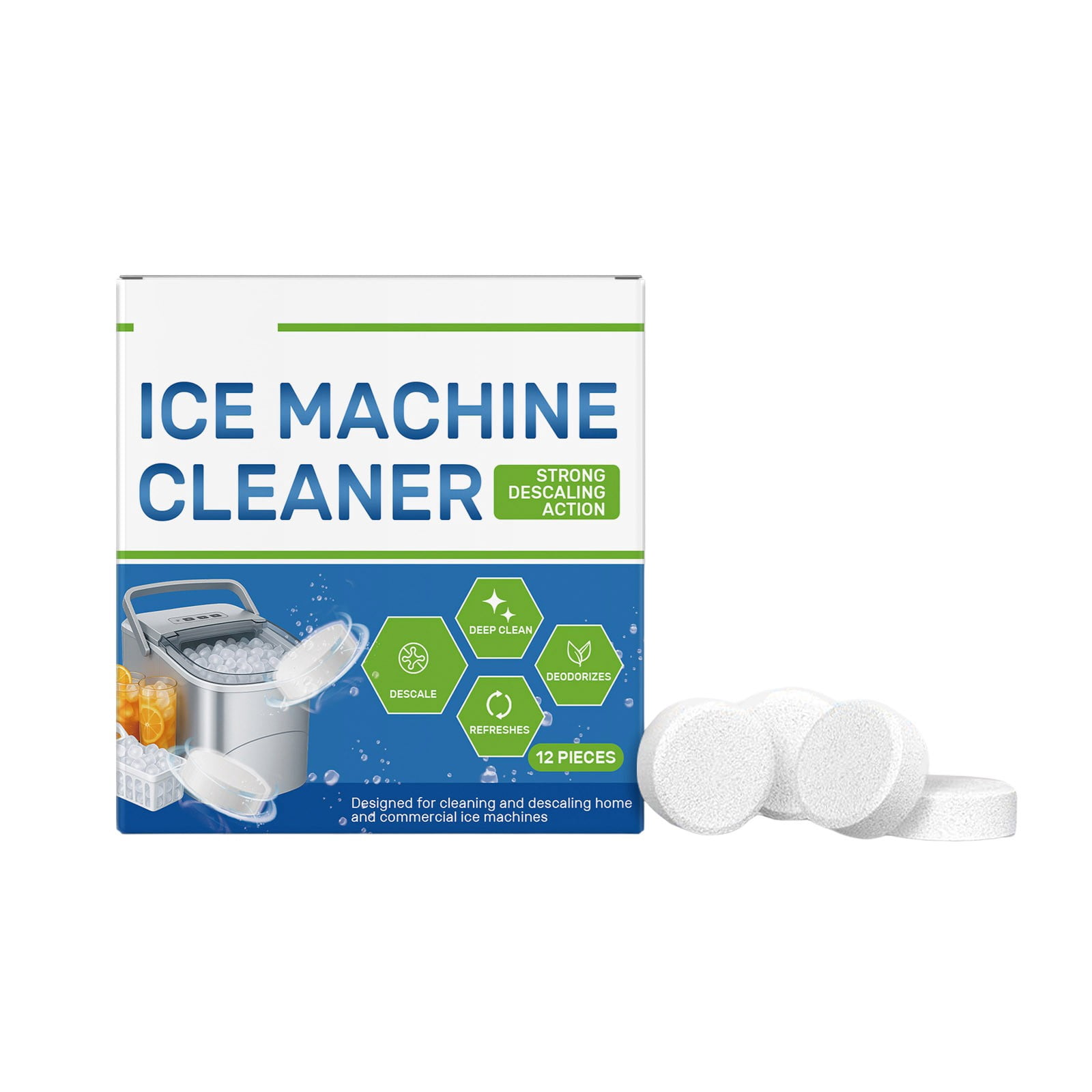 High Efficiency Ice Maker Cleaning Tablets Scale And Odor Extend The ...