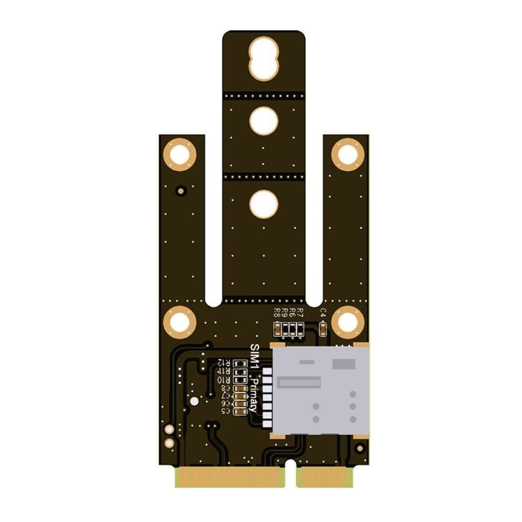 High Efficiency M.2 NGFF Key B to mPCIE Conversion Adapter with Card ...